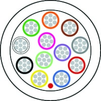 Quality Connectivity CCA12LSF/1 CCA Cable,Type 3, LSF Jacket, 100m (328 ...