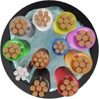 Securi-Flex OSC10 Belden Equivalent Cable, 9540, 10-Cores 24AWG, PE ...