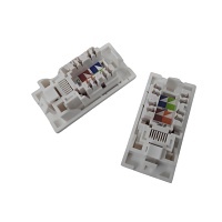 ADI PRO ADI/ACC-C6-MOD-UTP-WHT-2 CAT5e/6 Connector Copper Module, 2-Pack