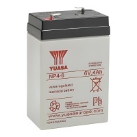 SmartCell FC-006-004 Sealed Lead Acid Battery, 6V 4Ah