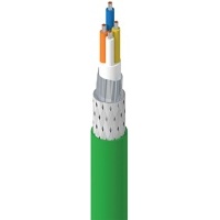 Belden 70007E.01305 CAT5e 22/2 DataTuff Stranded Cable, TC, SF/UTP, PROFINET Type B, 305m Reel ...