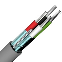 CQR CABS8723HF/GY/300/B Belden Style 8723 Cable, 2-Pair, Type 1, B2CA ...